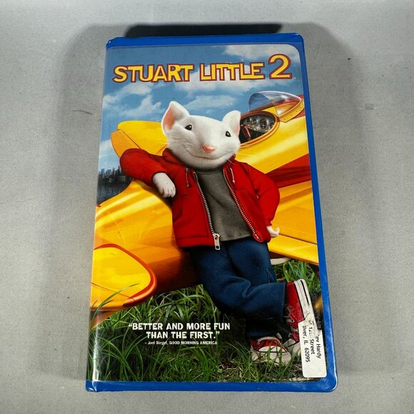 Sony Pictures | Media | Stuart Little 2 Rob Minkoff Director Vhs Tape ...